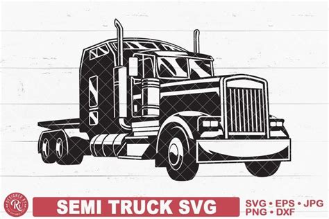 Peterbilt Drawing Black And White