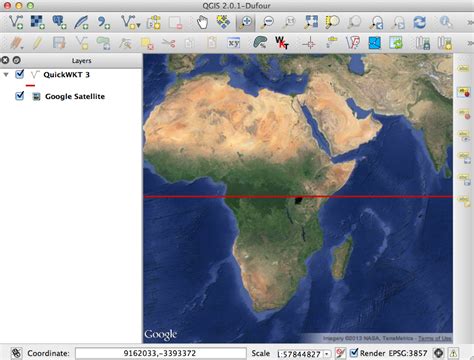 Qgis How To Draw Or Add A Line Indicating A Specific Latitude
