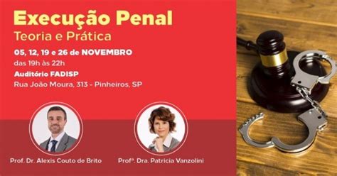 Curso De Execu O Penal Teoria E Pr Tica Em S O Paulo Sympla