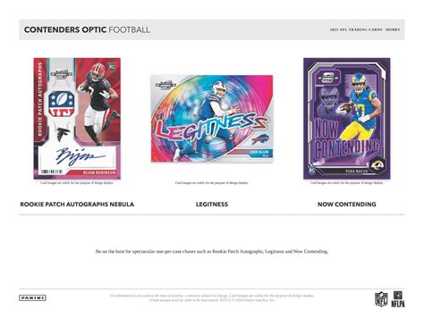 2023 Panini Contenders Optic NFL Football Cards