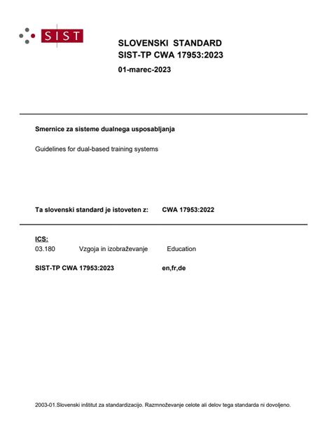 Cwa Guidelines For Dual Based Training Systems