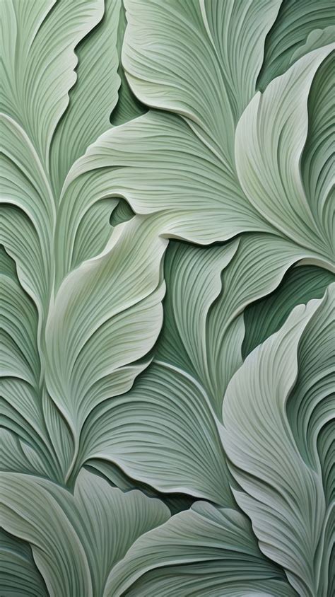 Leaf Bas Relief Pattern Plant Free Photo Illustration Rawpixel