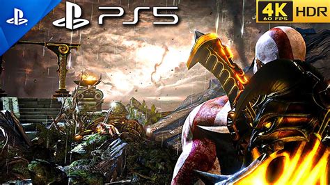 GOD OF WAR 3 Remastered KRATOS VS ZEUS Final Boss Fight ULTRA