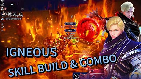 BDM Black Desert Mobile IGNEOUS SKILL BUILD COMBO BOTS Black