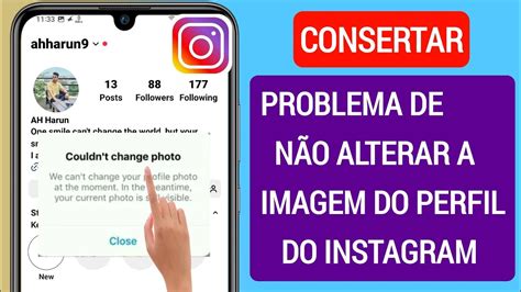 Como Corrigir O Problema De Não Alterar A Imagem Do Perfil Do Instagram
