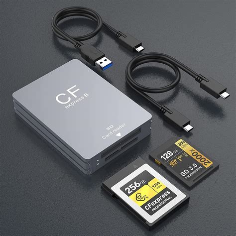 Rocketek Lecteur De Cartes CFexpress Type B Et SD USB 3 1 Gen 2 10Gbps