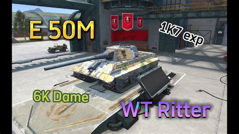 E 50M WT Ritter World Of Tanks Blitz WoT Blitz YouTube