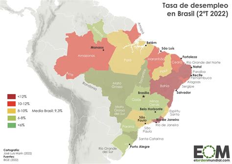 El Mapa Del Desarrollo En Brasil Mapas De El Orden Mundial EOM