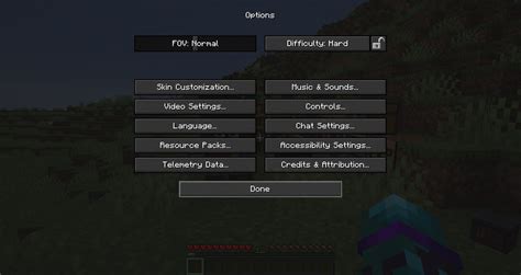 Void Dark UI Minecraft Resource Pack