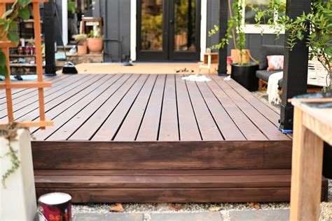 How I Stained Our Deck With Sherwin Williams SG Style