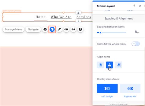 Wix Editor About Advanced Menus Help Center Wix