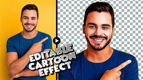 How To Turn Photo To Cartoon Effect Cartoonize Yourself Photoshop