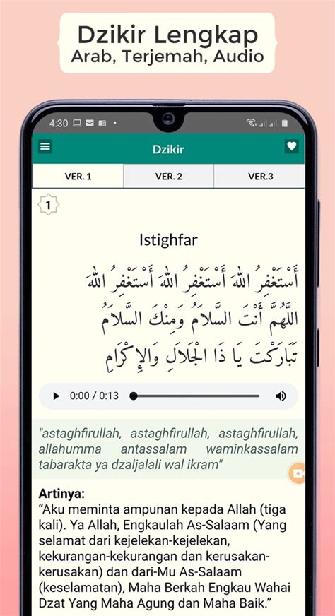 Android Doa Dan Dzikir Setelah Sholat