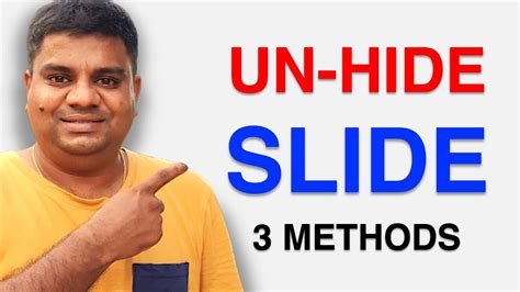 How To UnHide A Slide In PowerPoint PPT YouTube