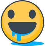Emoticon hambriento ilustración del vector Ilustración de expresión
