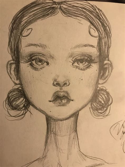Grunge Face Drawing Drawing Rjuuc Edu Np