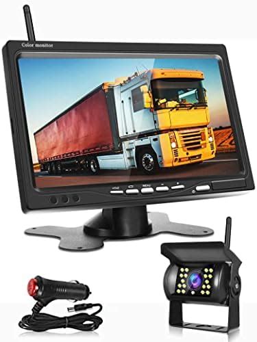 Kit de Cámara de Marcha Atrás Monitor de 7 con Visión Nocturna IP67