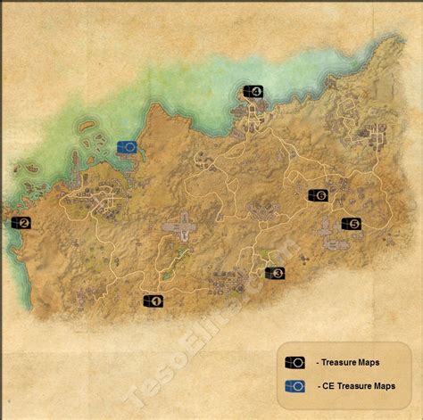 Eso Stros Mkai Treasure Map Maping Resources