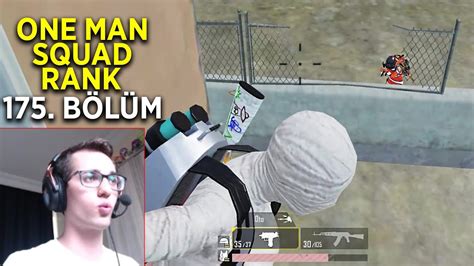 3 SEZON FİNALİ One Man Squad Rank 175 Bölüm Pubg Mobile YouTube