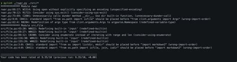 Write Clean Python Code Using Pylint And Black Dev Community