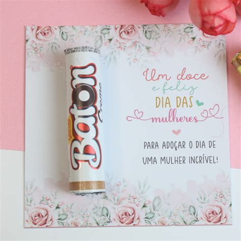 Arquivo Digital Cartão Batom Dia das Mulheres Elo7