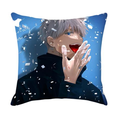 Jujutsu Kaisen Pillow Case Cute Satoru Gojo Pillow Case Jujutsu
