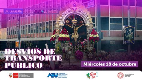 ATU conoce los desvíos del transporte público para el segundo y tercer