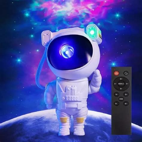 Projetor Astronauta Luz Noturna Estrelas Controle Remoto Frete grátis