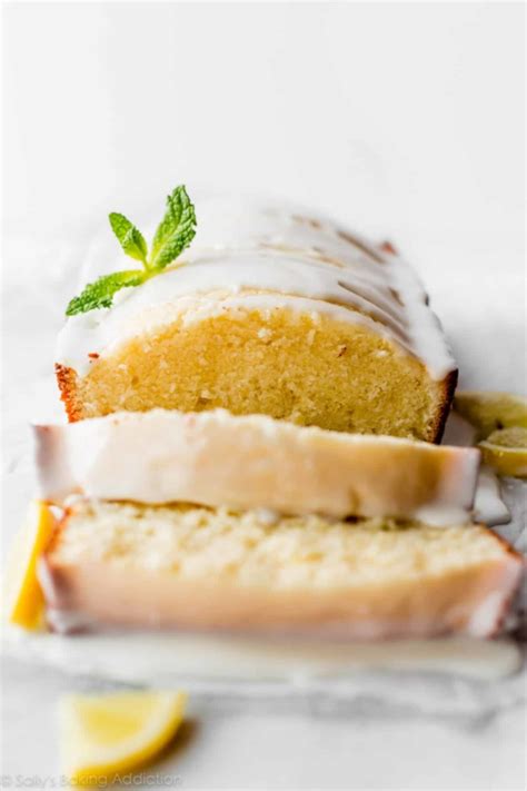 Iced Lemon Pound Cake Sally S Baking Addiction