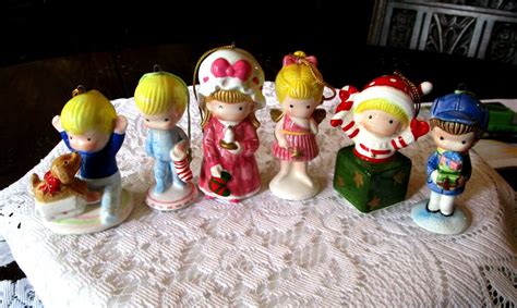 6 Joan Walsh Anglund Christmas Ornaments Porcelain Etsy