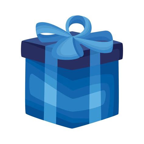Blue Gift Box 11133105 Vector Art At Vecteezy