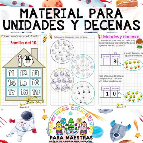 Material Para Unidades Y Decenas Materiales Educativos Para Maestras