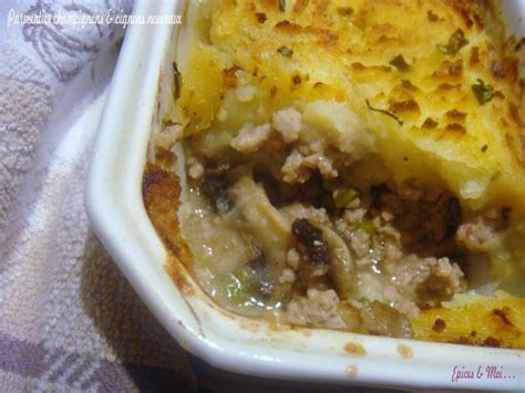 Parmentier De Champignons Et Oignons Nouveaux Recette Ptitchef
