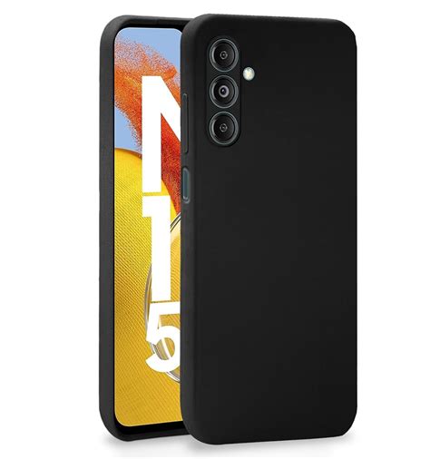 Pikkme Samsung Galaxy M14 5G Back Cover Soft Matte Liquid Silicone TPU