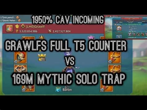 Grawlfs Full T Counters M Mythic Solo Trap Cap Or Burn