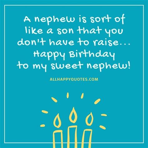 Birthday Wishes For Nephew