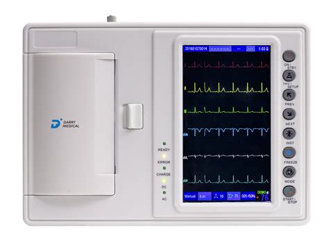 Inch Handheld Channels Leads Ecg Machine Electrocardiogram