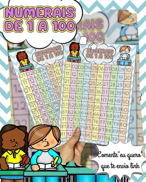 Tabela De Numeros De 1 A 100
