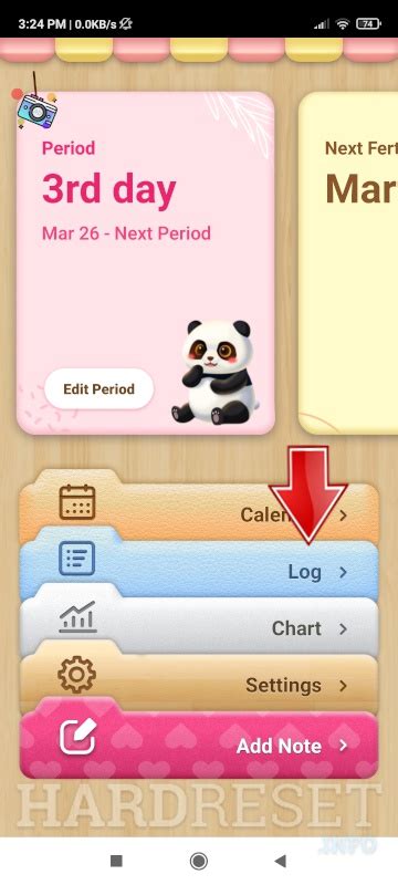 How To Check Predictions Ovulations On Period Calendar Period Tracker