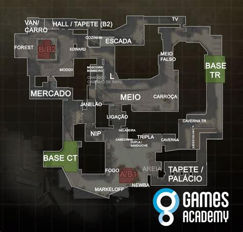 Saiba O Nome Das Posi Es Dos Principais Mapas De Counter Strike