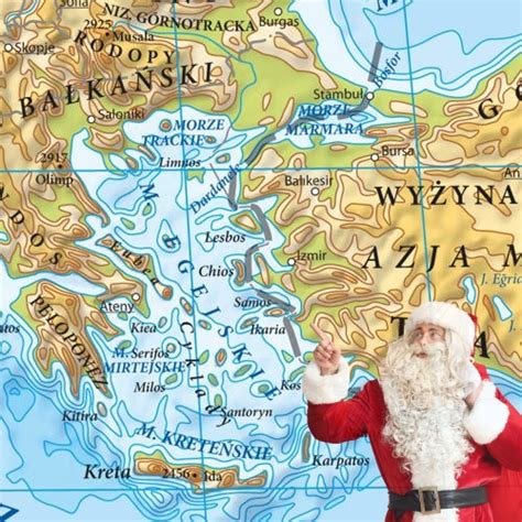 Europa polityczno fizyczna mapa dwustronna podkładka na biurko