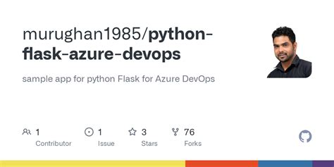 github murughan1985 python flask azure devops sample app for python flask for azure devops