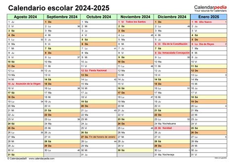 Calendario Escolar 2025 2025 Madrid Glen Philly
