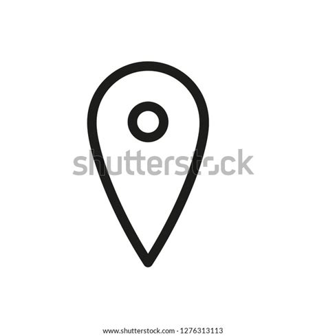 Location Map Icon Gps Pointer Mark Stock Vector Royalty Free