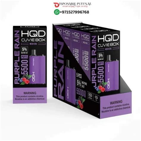 HQD CUVIE BOX 5500 PUFFS DISPOSABLE VAPE DUBAI UAE