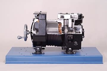 Semi Hermetic Compressor Cutaway ATS Midwest
