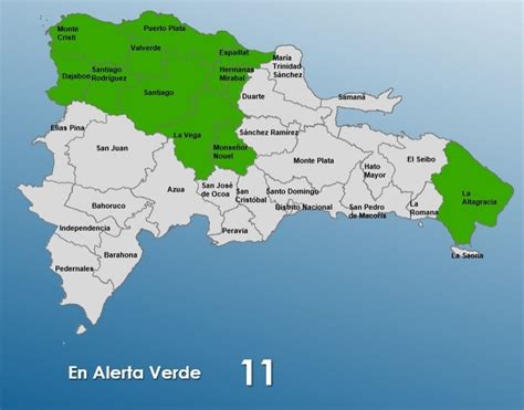 COE Mantiene 11 Provincias En Alerta Verde Por Lluvias N Digital