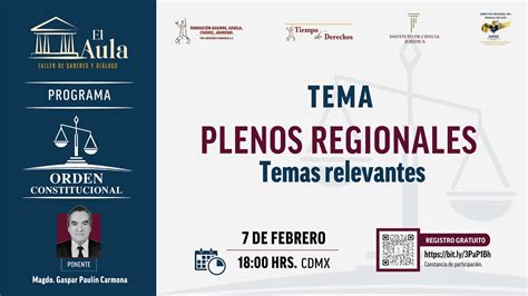 Orden Constitucional Plenos Regionales YouTube