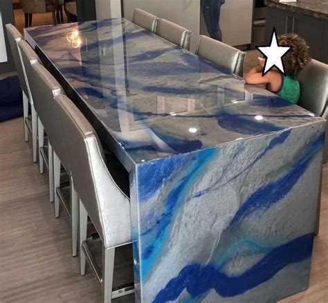 Blue Metallic Swirl Table In 2023 House Design Outdoor Decor Design