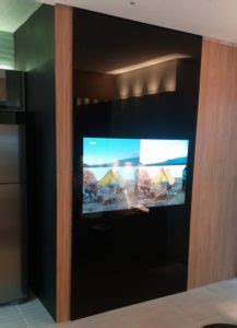 Dicas de decoração painel de vidro para tv A2 VIDROS